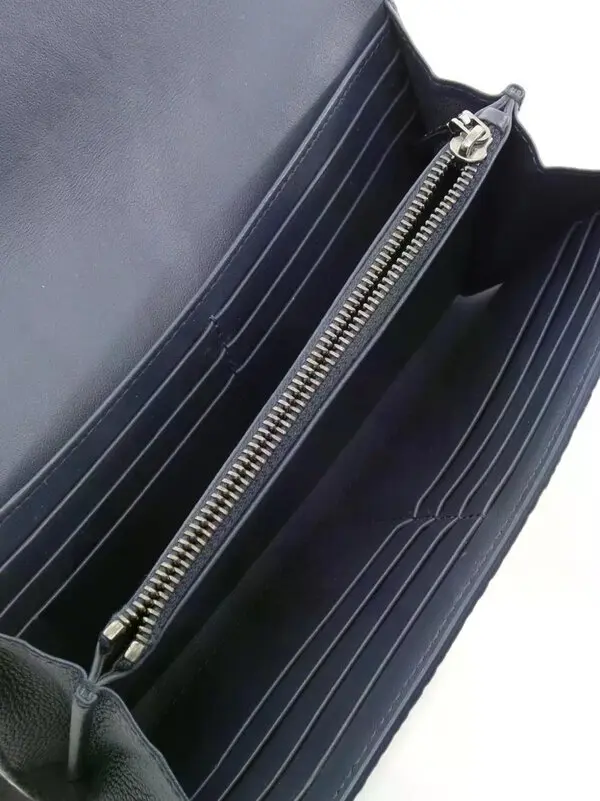 Dior 2000s Long Gravity Outline Flap Wallet