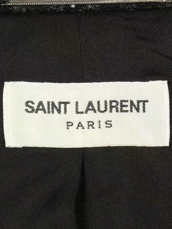 Saint Laurent 2010s Cassandre Pin-detail Tailored Jacket