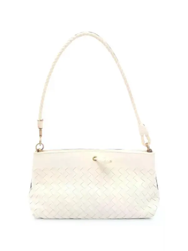Bottega Veneta 2000s Intrecciato Shoulder Bag - Neutrals