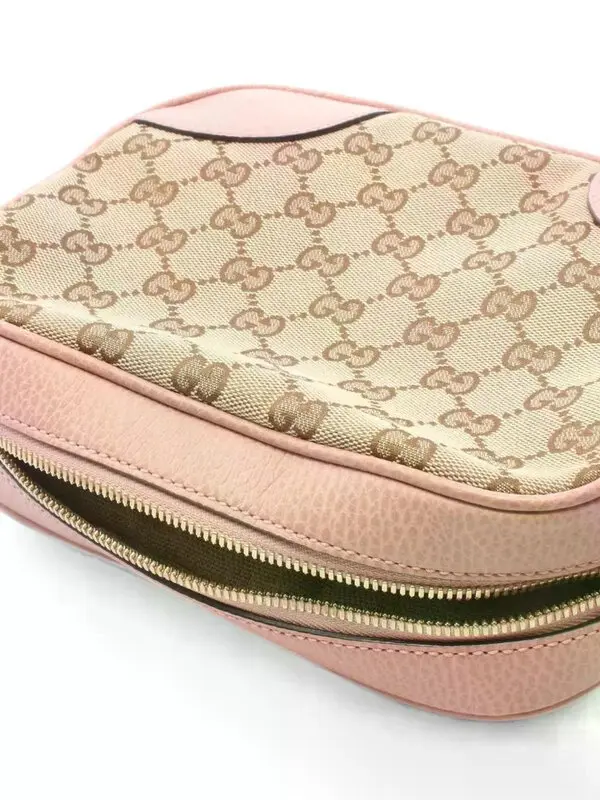 Gucci 2010s Bree Gg Canvas Shoulder Bag