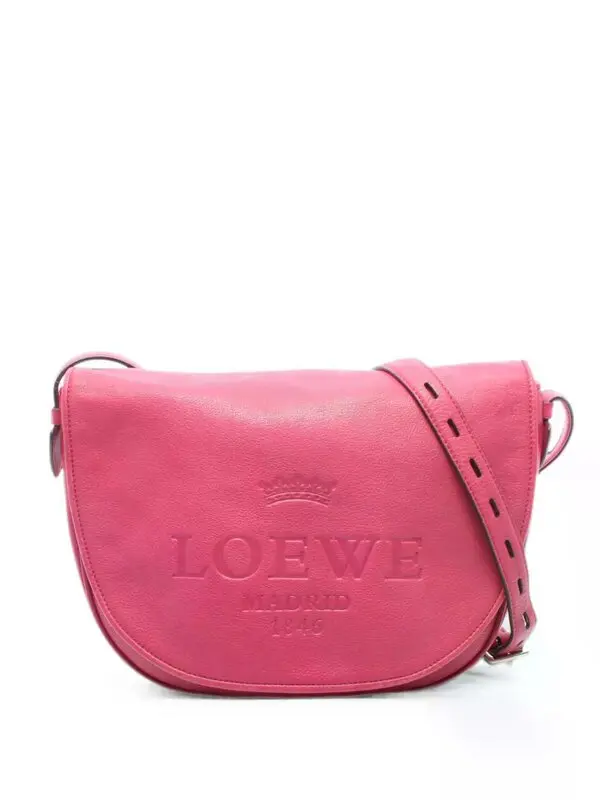 Loewe 2000s Heritage Shoulder Bag - Pink