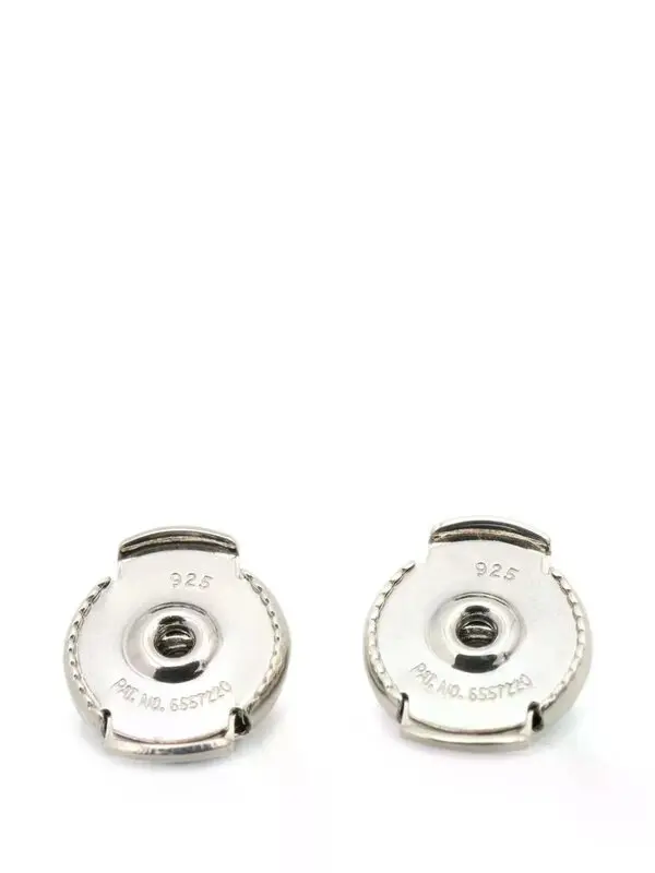 Hermès 2010s Loop Mm Earrings - Silver