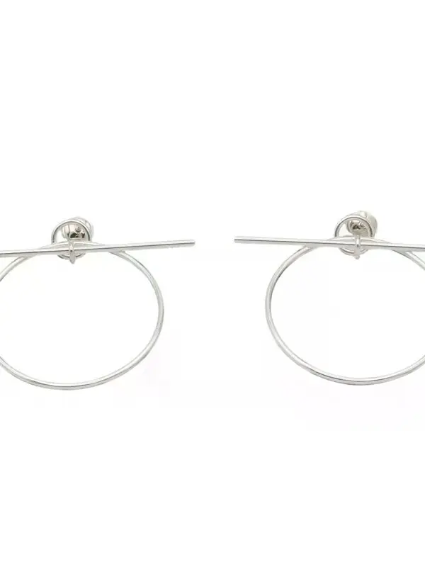 Hermès 2010s Loop Mm Earrings