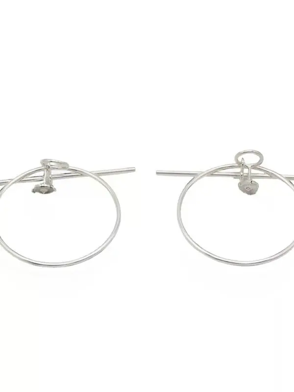 Hermès 2010s Loop Mm Earrings