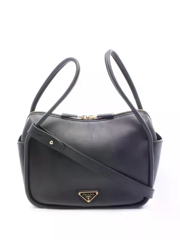Prada Calf-leather Shoulder Bag - Black