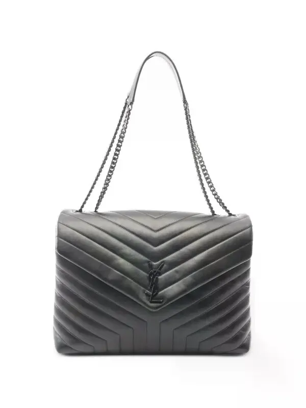 Saint Laurent 2010s Lulu Chain Shoulder Bag - Black