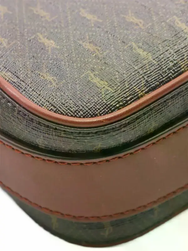 Saint Laurent Monogram Camera Shoulder Bag - Brown