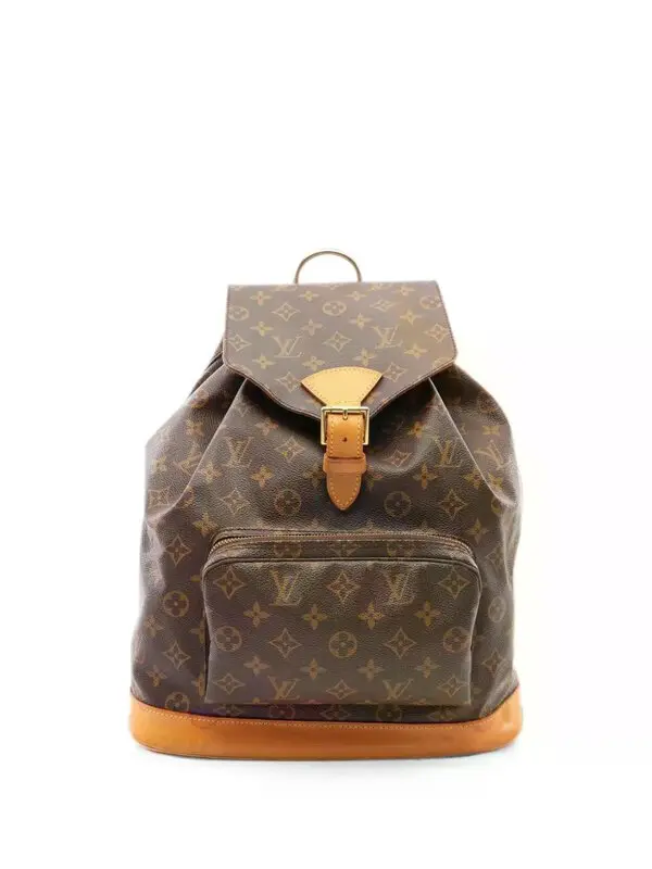 LOUIS VUITTON 1997 Gm Montsouris Monogram Backpack