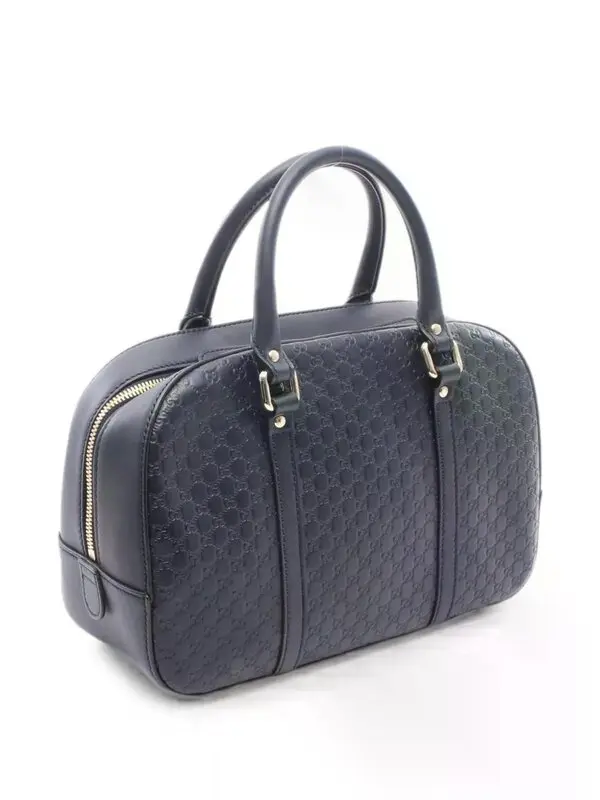 Gucci 2010s Micro Gg Guccissima Handbag - Blue