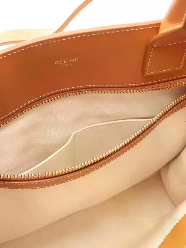 Celine 2000 Vertical Cabas Tote Bag - White