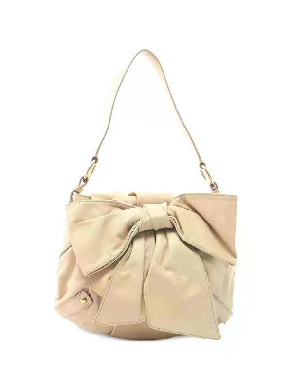 Saint Laurent 2000s Bow Ribbon Shoulder Bag