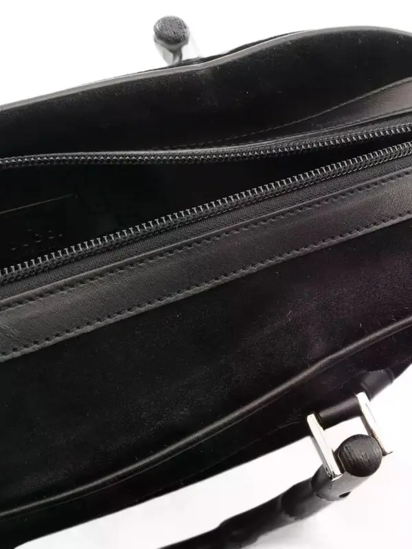 Gucci 2000s Bamboo Handle Shoulder Bag
