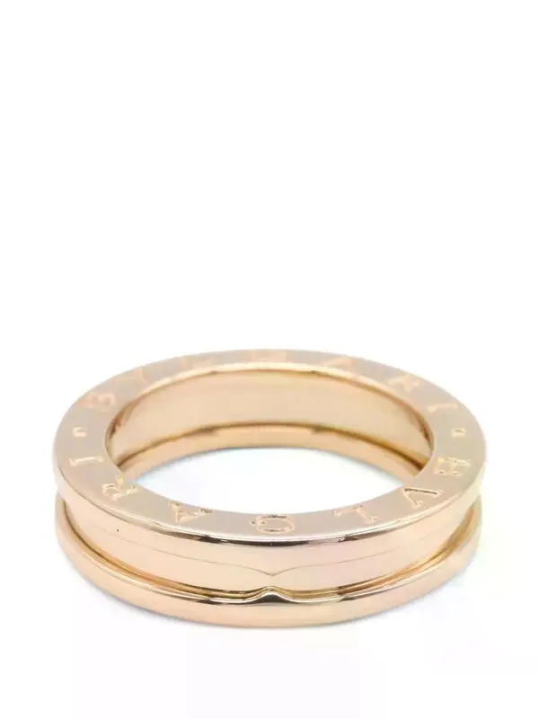 BVLGARI 18k Rose Gold B.zero1 Ring - Pink
