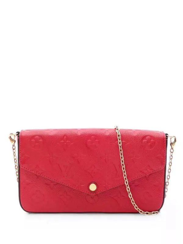 LOUIS VUITTON 2020 Félicie Monogram Empreinte Shoulder Bag