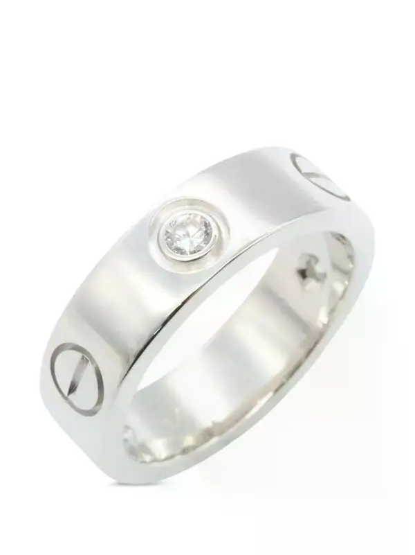Cartier White Gold Diamond Band Ring