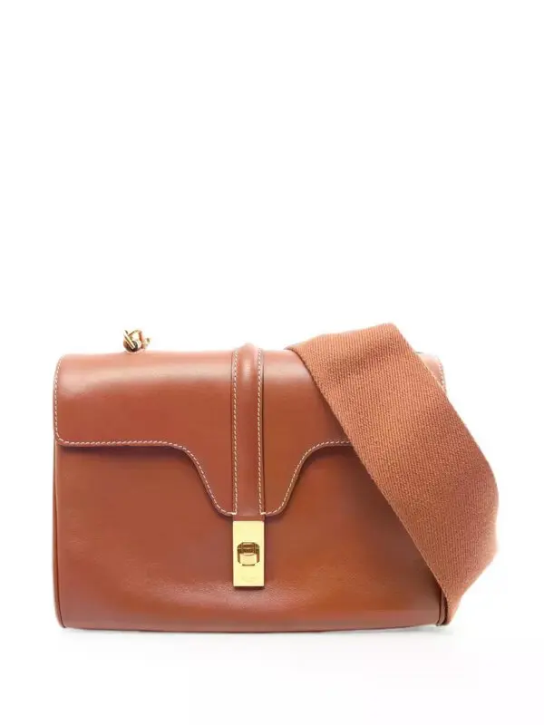 Celine 16 Teen Soft Shoulder Bag - Brown