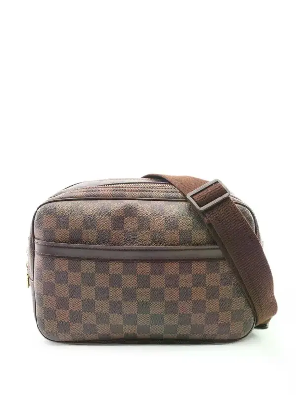 LOUIS VUITTON 2007 Pm Reporter Damier Ebene Messenger Bag
