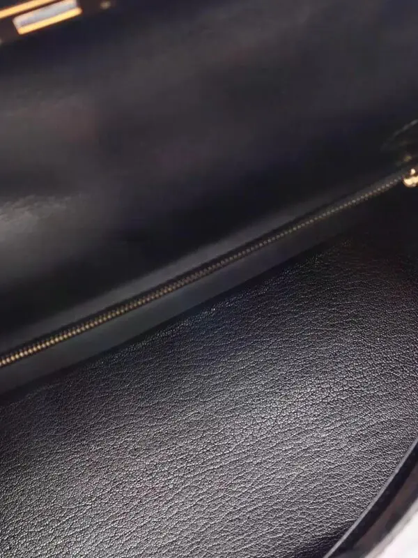 Hermès 1995 28 Kelly 2-way Tote Bag - Black