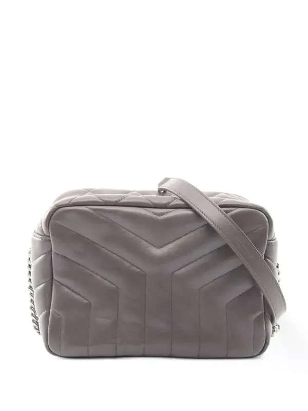 Saint Laurent 2010s Lulu Quilted Shoulder Bag - Grey