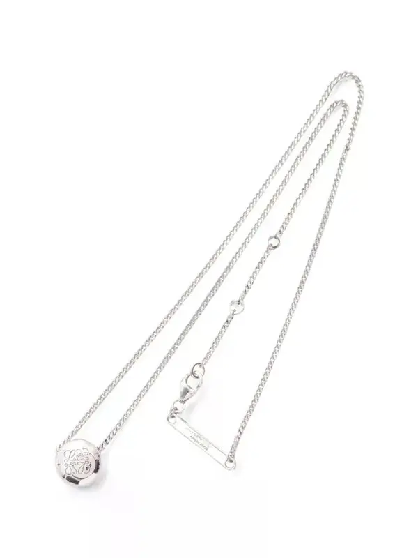 Loewe 2020s Pebble Necklace - Silver