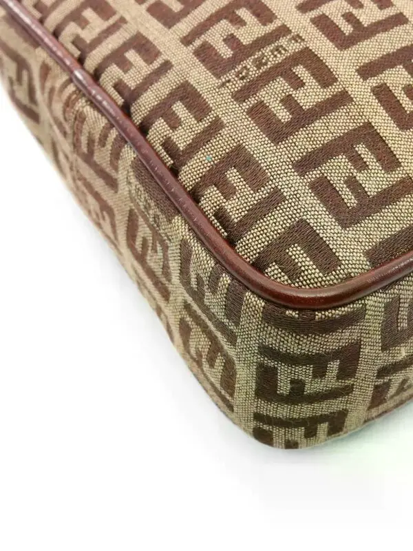 Fendi Zucchino Canvas Shoulder Bag