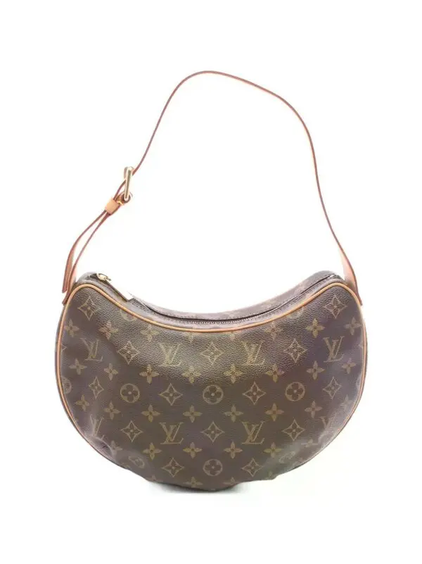 LOUIS VUITTON 2003 Mm Croissant Monogram Shoulder Bag - Brown