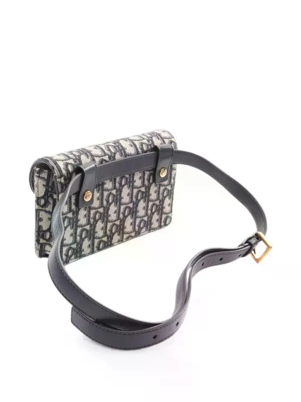 Dior 2000s Saddle Oblique Belt Bag - Neutrals