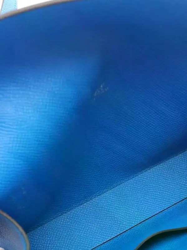 Hermès Snap To Go Leather Shoulder Bag - Blue