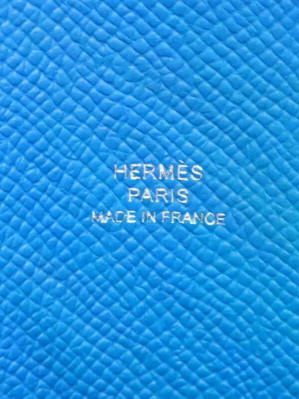 Hermès Snap To Go Leather Shoulder Bag - Blue