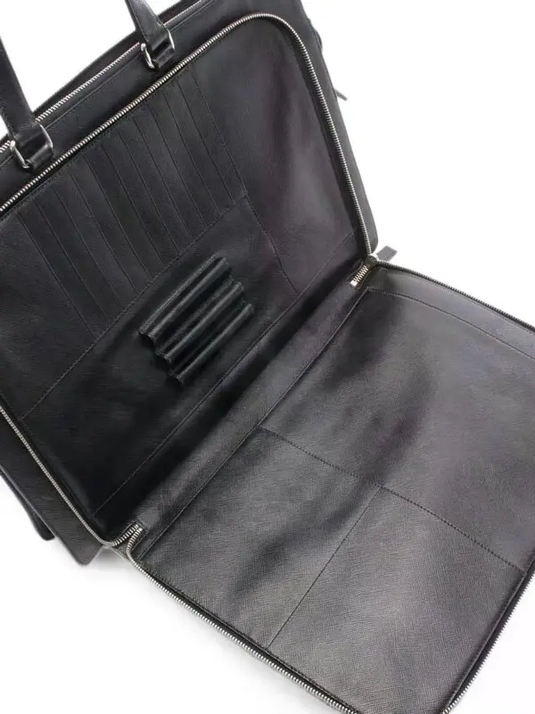 Prada 2000s Saffiano Travel Briefcase