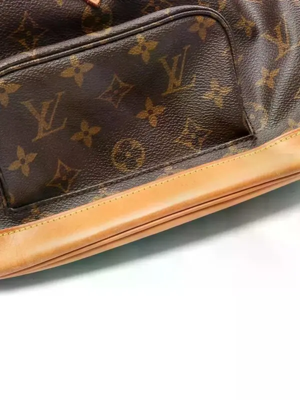 LOUIS VUITTON 1998 Monogram Montsouris Mm Backpack Bag - Brown