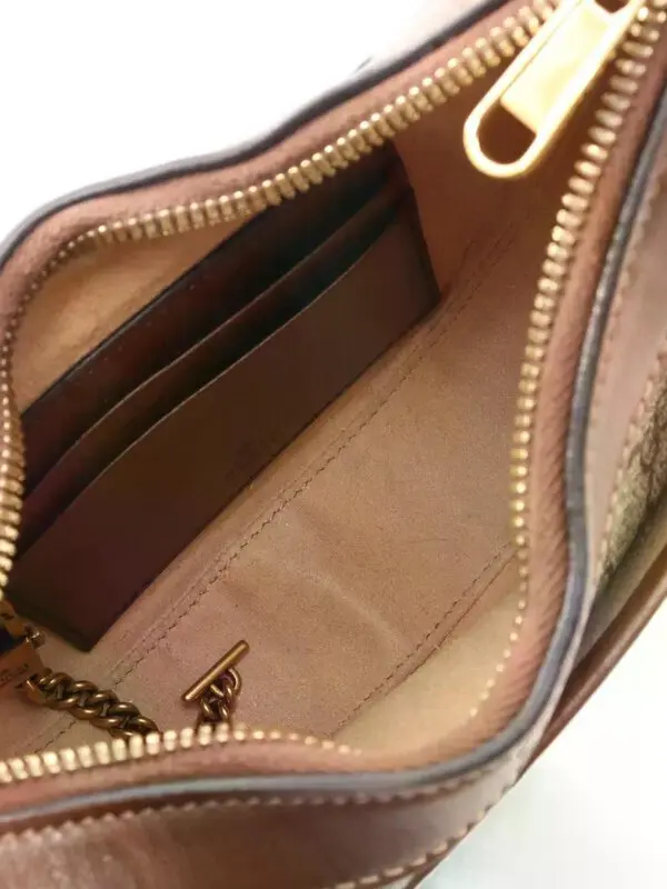 Gucci 2010s Gg Supreme Half-moon Handbag
