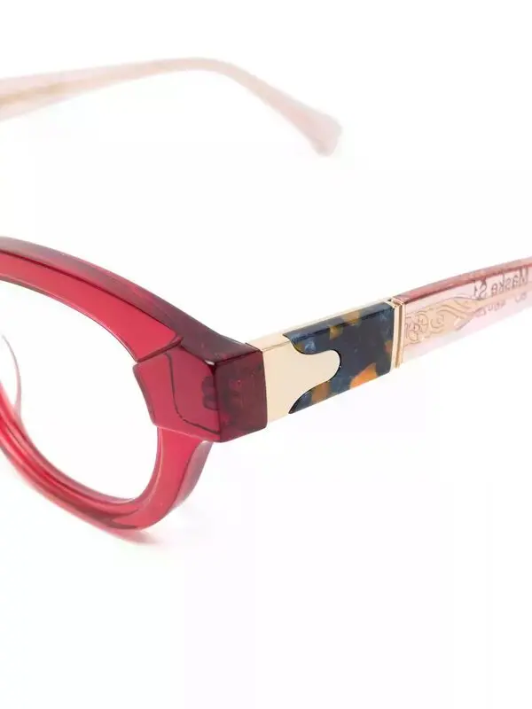 KUBORAUM S1 Transparent Round Glass Frames