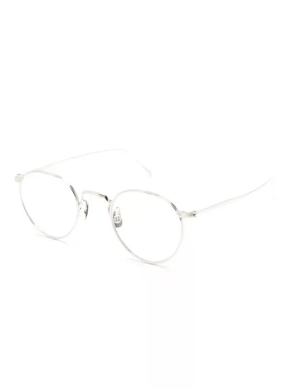 EYEVAN7285 Metallic Round-frame Glasses