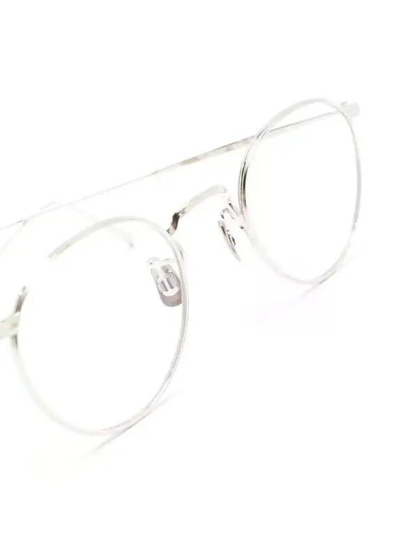 EYEVAN7285 Metallic Round-frame Glasses