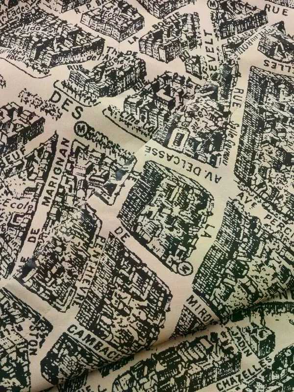 Dior Map Of Paris Print Wrap Shorts