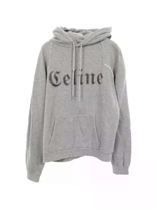 Celine Studded Logo Hoodie