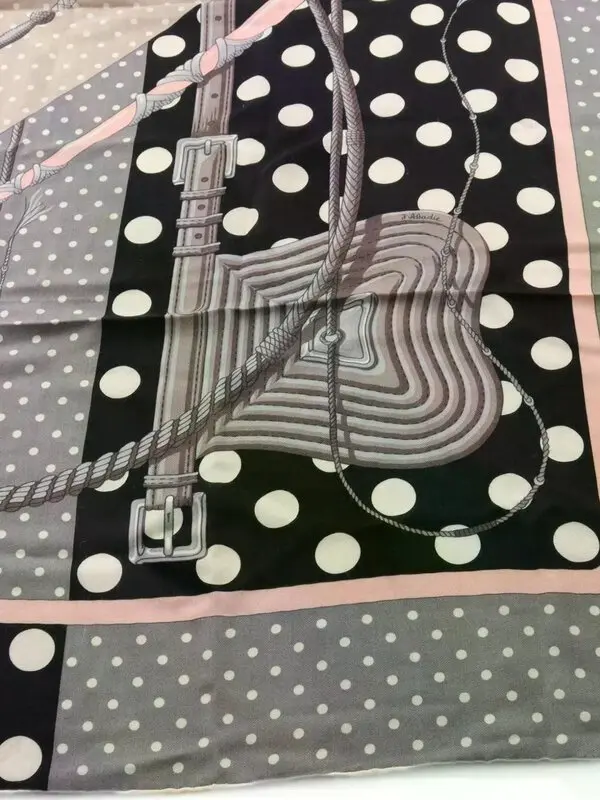 Hermès 2010s Clic Clac A Pois Scarf