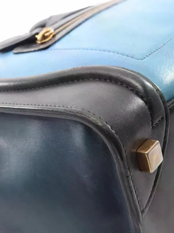 Celine Micro Luggage Tote Bag - Blue