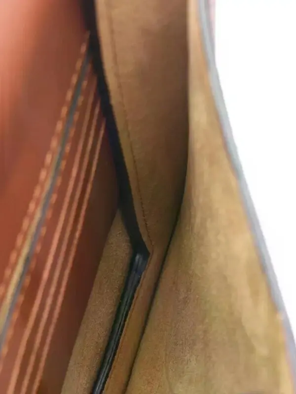 Loewe Leather Gusset Flat Cross Body Bag