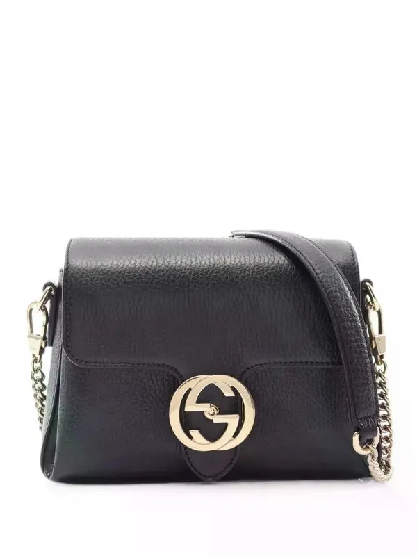 Gucci 2010s Interlocking G Chain Shoulder Bag