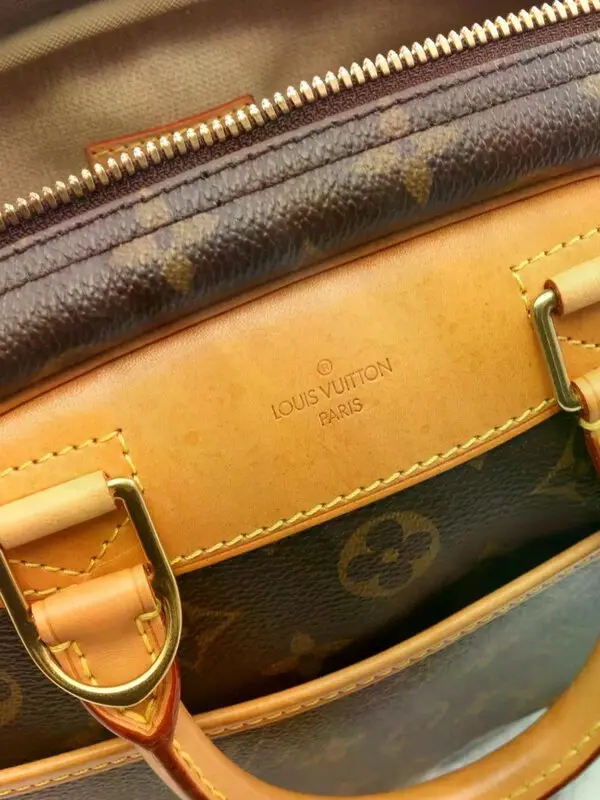 LOUIS VUITTON 2007 Trouville Monogram Tote Bag - Brown