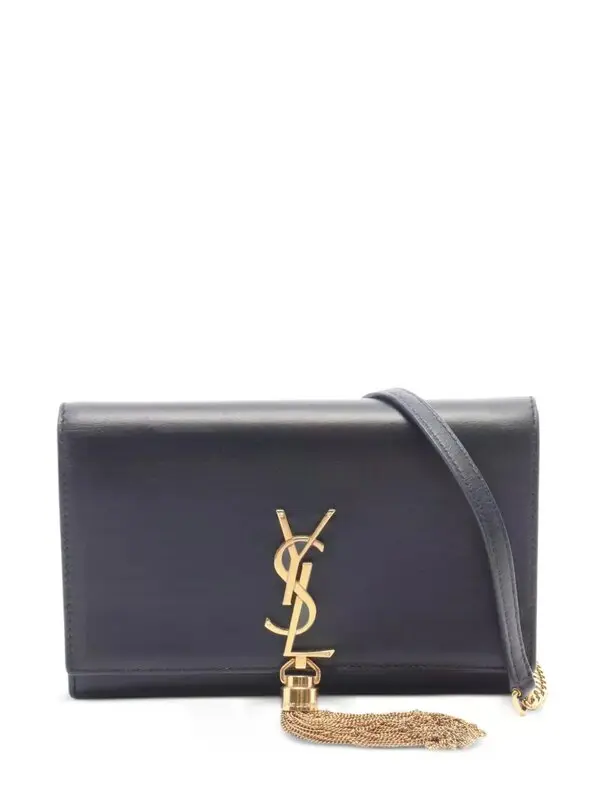 Saint Laurent 2010s Kate Tassel Shoulder Bag - Black