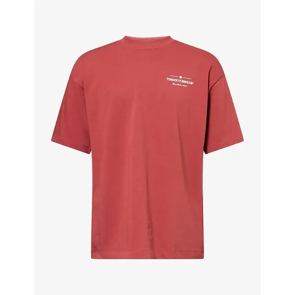 THE COUTURE CLUB Copyright Graphic Cotton T-shirt - Redwhite