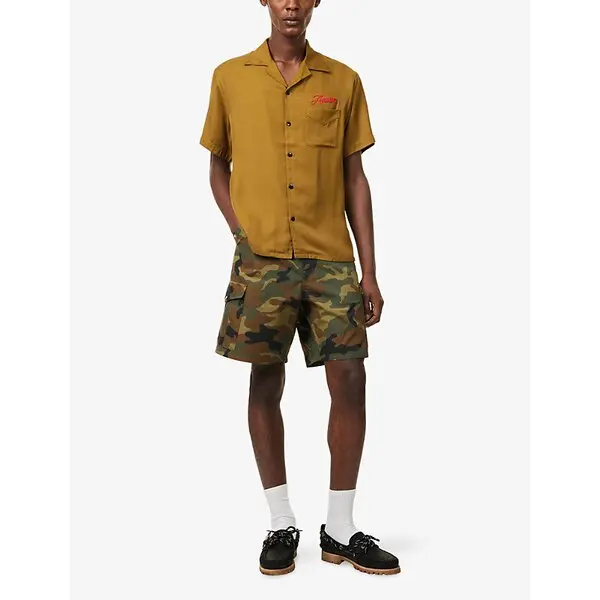 AUSTIN POST Straight-fit Cotton Cargo Shorts