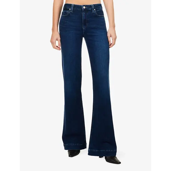 Paige Leenah Wide-leg Denim Jeans
