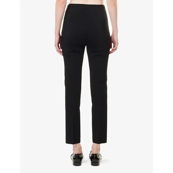 ROHE FRAMES Pintuck-pleat Cigarette-leg Woven Trousers