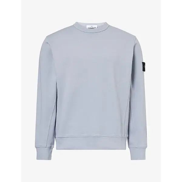 Stone Island Crew Neck Cotton Jumper