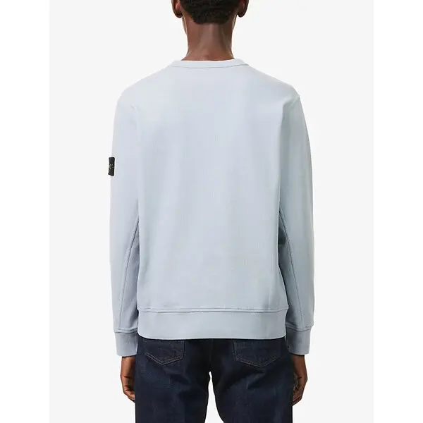 Stone Island Crew Neck Cotton Jumper