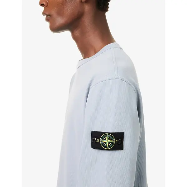Stone Island Crew Neck Cotton Jumper